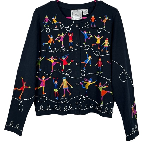 Michael Simon | Sweaters | Vintage Michael Simon Lite Wearable Art ...